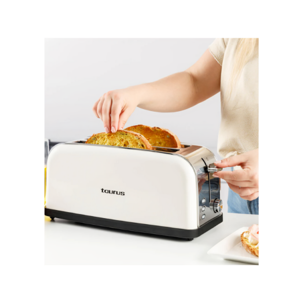 VINTAGE CREAM - 4 Slice Toaster 1500W Cream Color Taurus - RDA - Rock ...